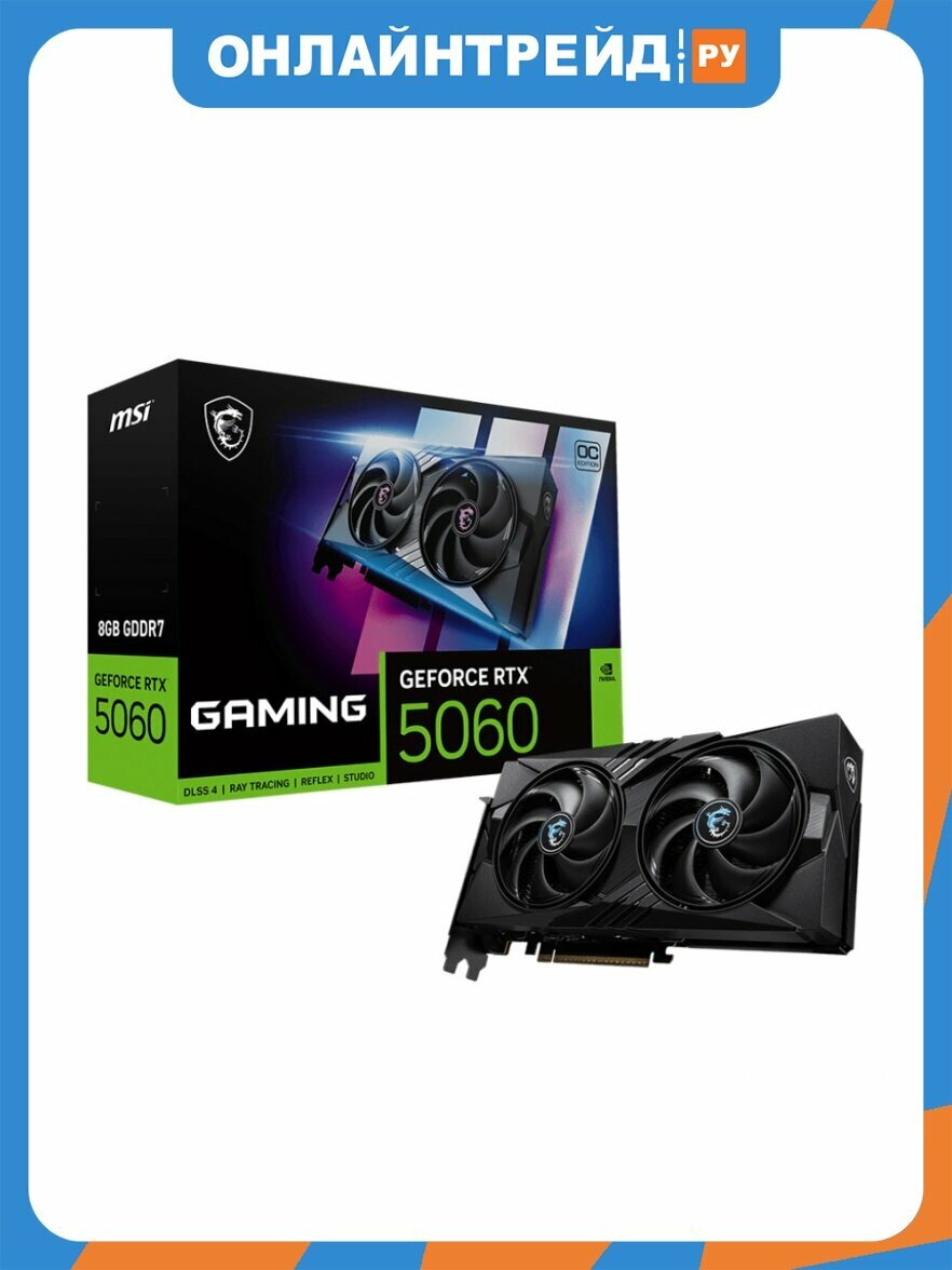 Видеокарта Msi GeForce RTX 5060 GAMING OC 8G