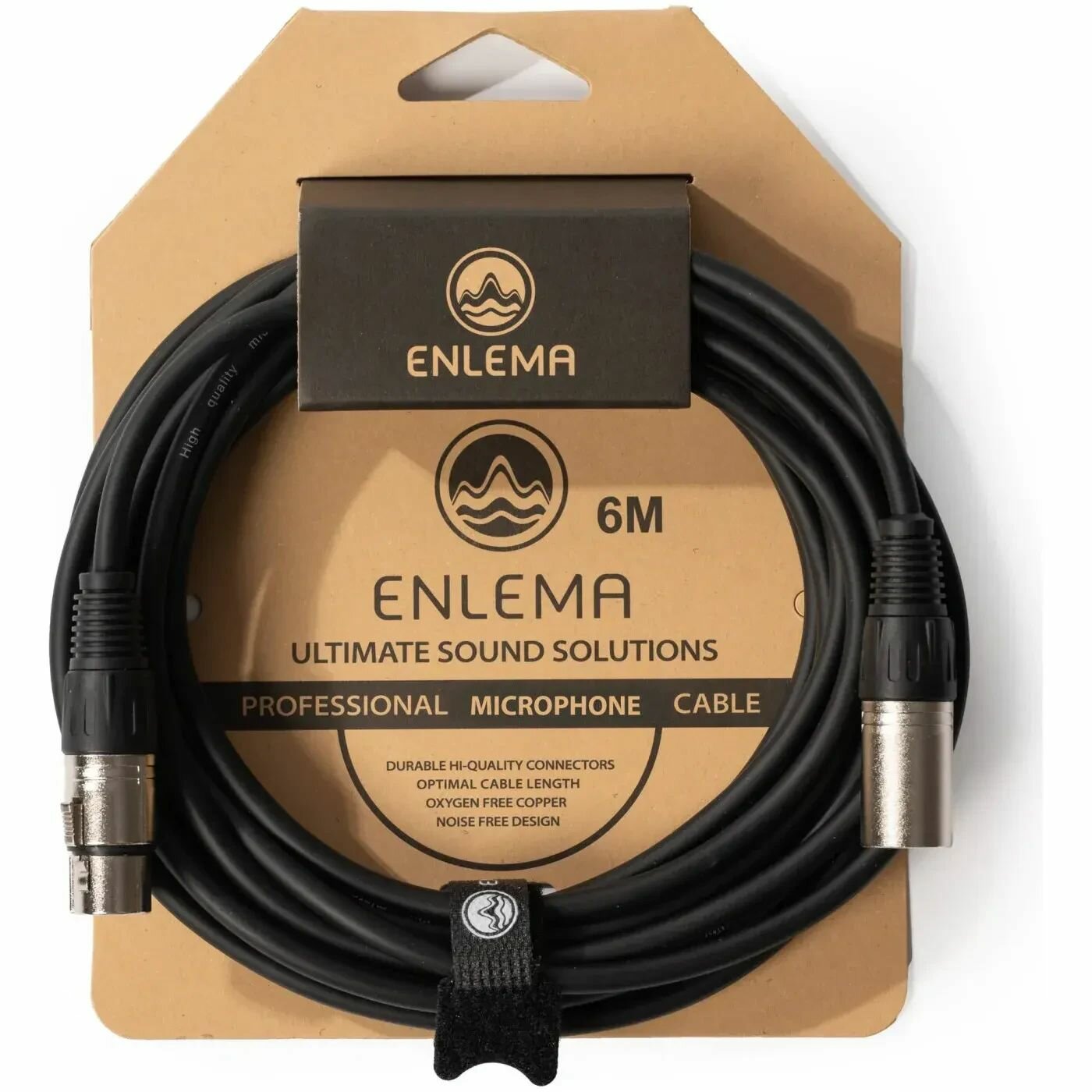 Микрофонный кабель ENLEMA X6 Standard Black 6 м