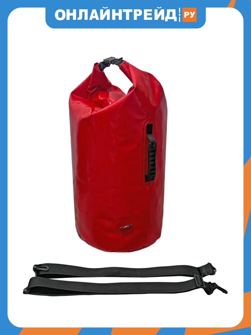 Гермомешок+герморюкзак Gaoksa 60л, красный GM+GR60red-