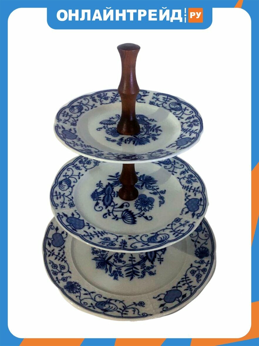 Этажерка 3-х ярусная Thun 1794 "Натали" , "Луковичный декор" (P1588902SQ37046001)
