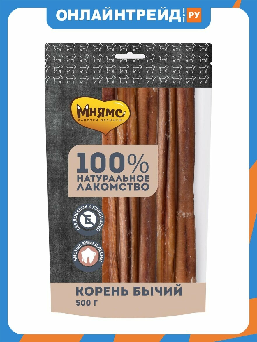 Лакомство Мнямс для собак Корень бычий 500г