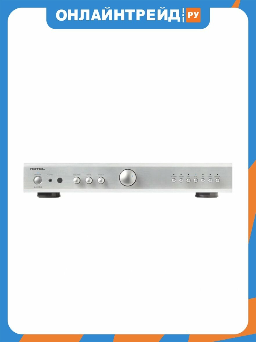 Интегральный усилитель Rotel A11 MKII, серебристый