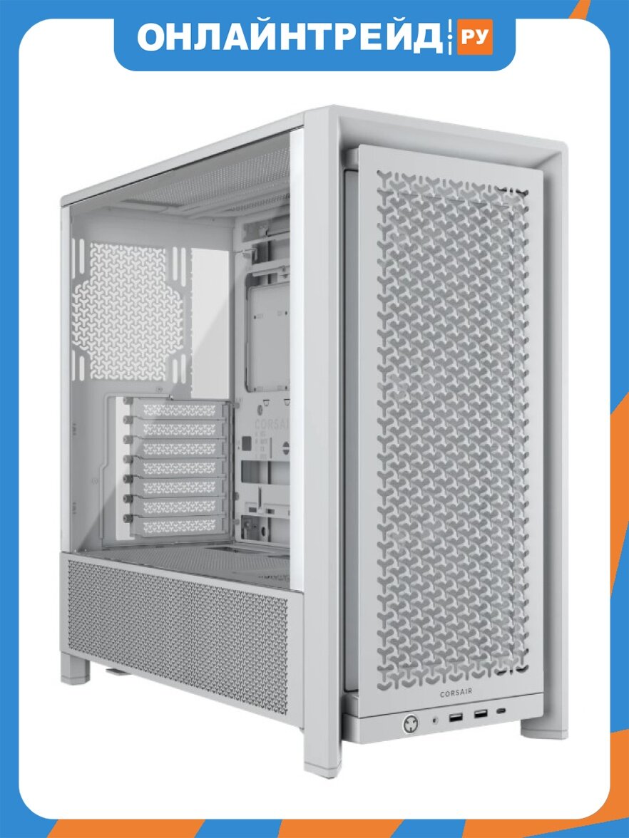Корпус Corsair Case Frame 4000D RS, белый