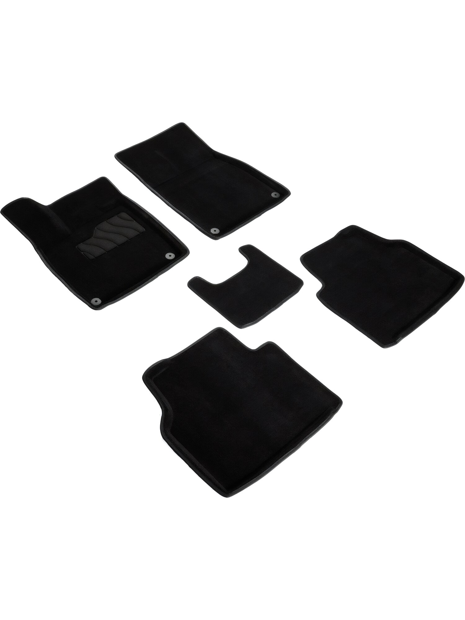 Ворсовые 3D коврики Seintex для Volkswagen ID.4 Crozz 2020-н. в. (99126)