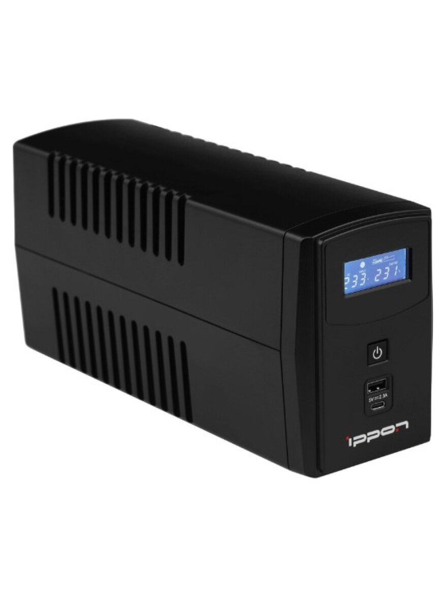 Источник бесперебойного питания Ippon Back Power Pro II 800 480Вт 800ВА черный