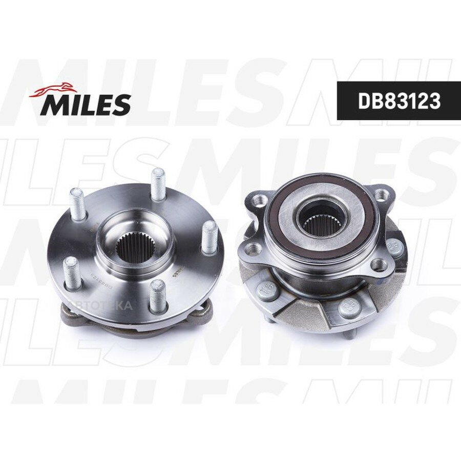 Ступица колеса передняя с подшипником TOYOTA AURIS I/AVENSIS III T270/COROLLA X/RAV4 IV 06- (SKF VKBA6875) DB83123 MILES DB83123