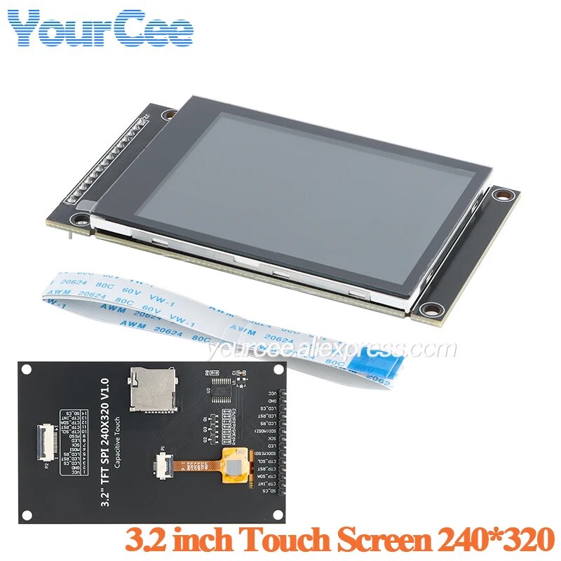 Модуль сенсорного экрана Your Cee 2.8-4 дюйма ILI9341/ST7796