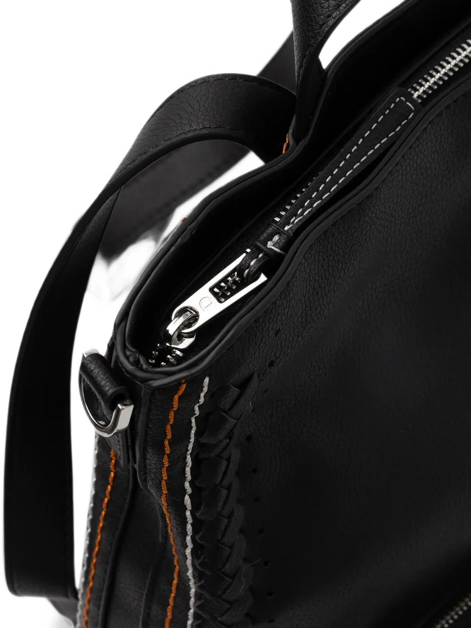 Сумка Desigual Medium contrast-stitch braided-trim backpack — фото 1