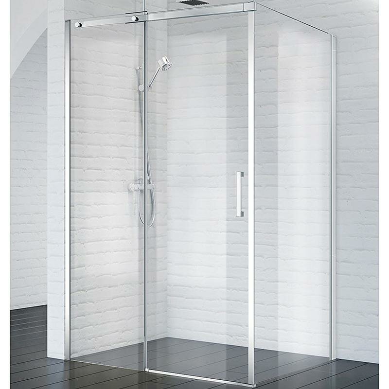 Душевой уголок BelBagno Acqua 150х100 ACQUA-AH-1-150 100-C-Cr профиль Хром стекло прозрачное