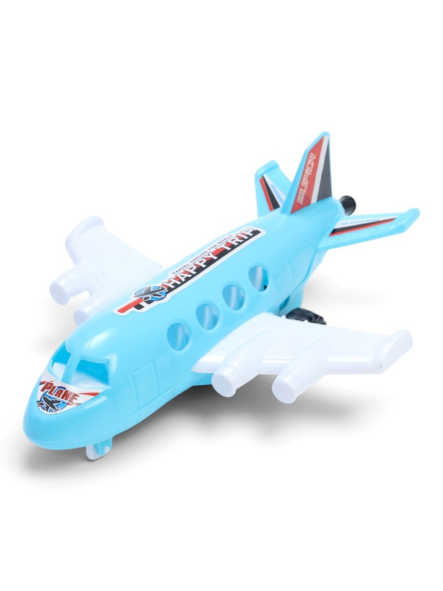 Заводная игрушка «Самолет», цвет микс