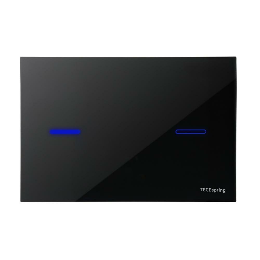 Кнопка смыва для инсталляции Tece Spring lux S249702 цвет Черный глянцевый
