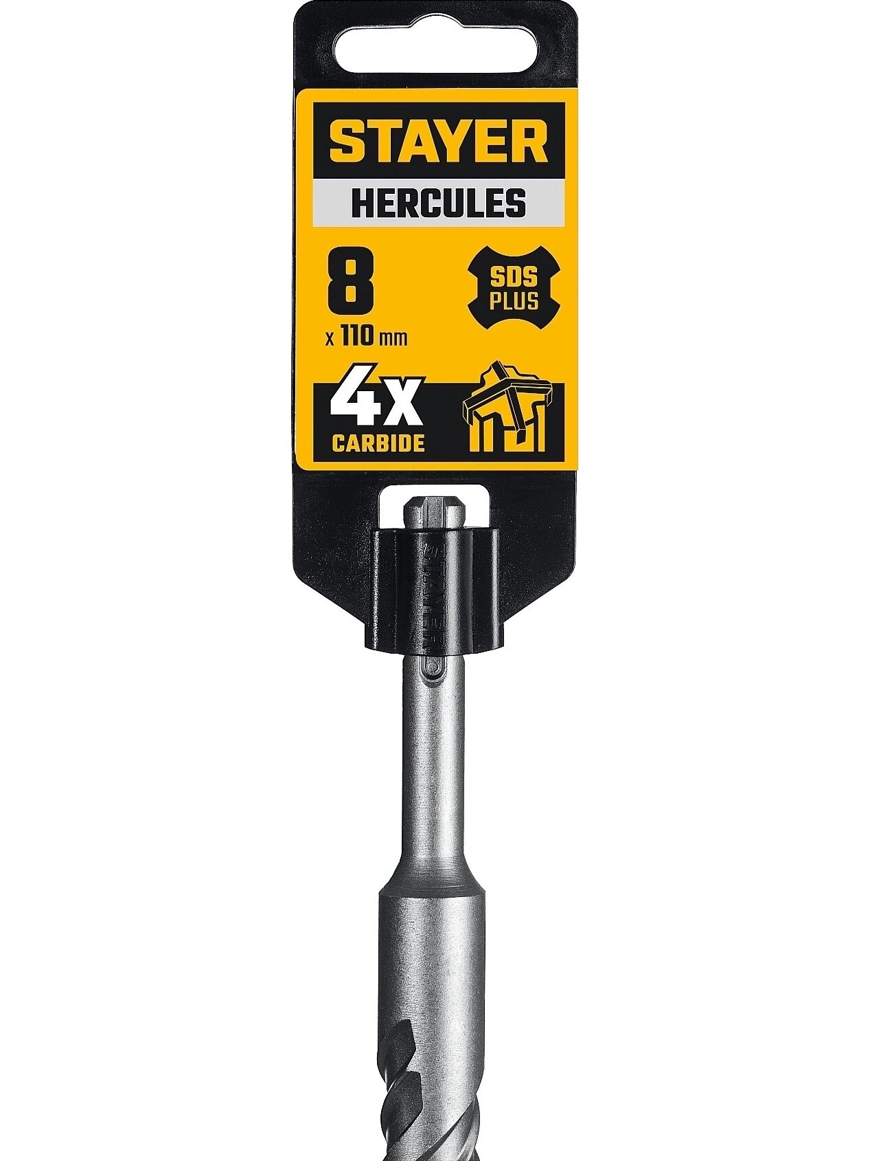 Бур SDS-plus STAYER HERCULES-4Х 8x110 мм — фото 1