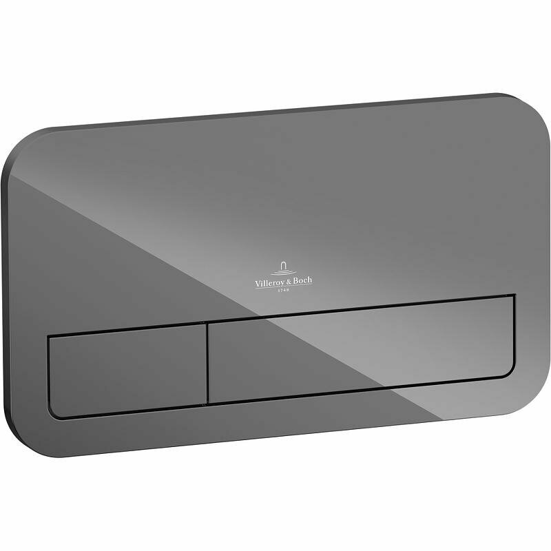 Кнопка смыва для инсталляции Villeroy Boch ViConnect 922400RA Серая глянцевая