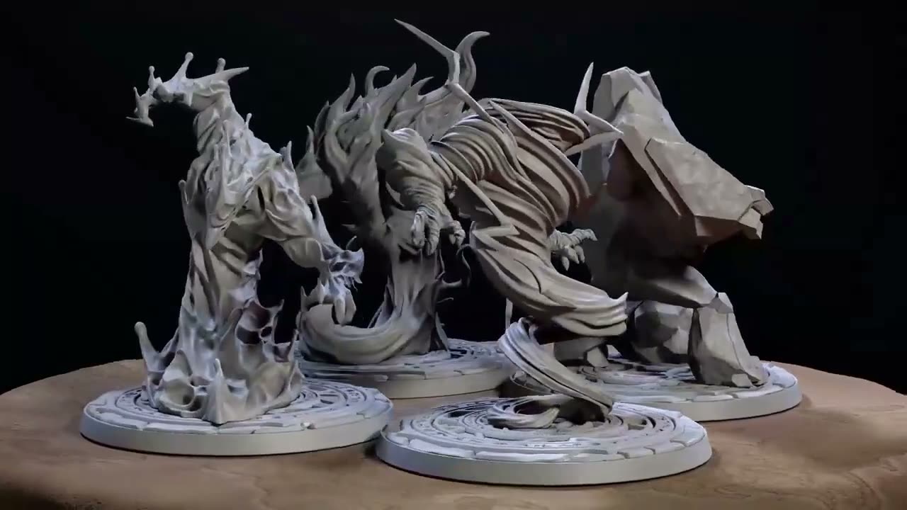 Фигурки элементали для настольных игр DnD, Pathfinder — фото 1