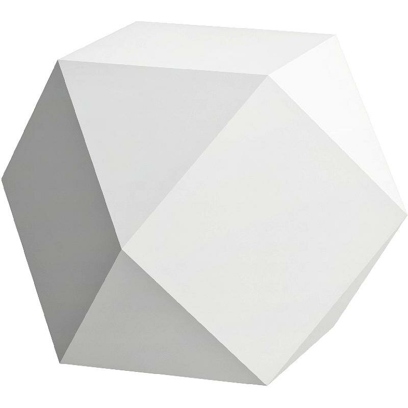 Полигедрон (столик) Laufen Home Collection Ikos 8.7777.1.757.000.1 Белый матовый
