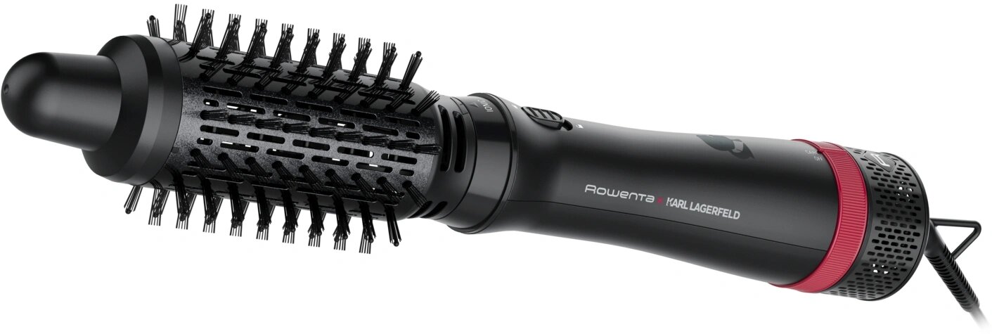 Фен щетка Rowenta стайлер для волос CF635LF0 800Вт черный/красный