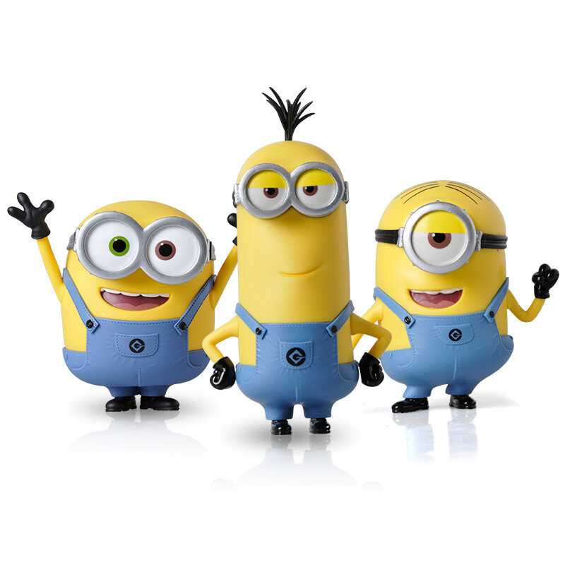 Фигурки унисекс MINIONS Static Mini Edition, Bob Stewart Kevin (6/6.6/7.8CM 3 Pack)