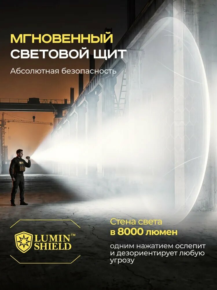 Фонарь Nitecore edc37, 8000 люмен, портативный зарядный устройство.
