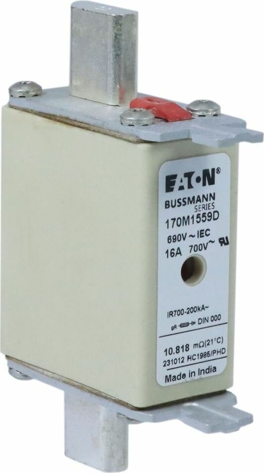 Предохранитель BUSSMANN 170M1559D быстродействующий с характеристикой gR 16А 690VAC DIN 43 620 1шт