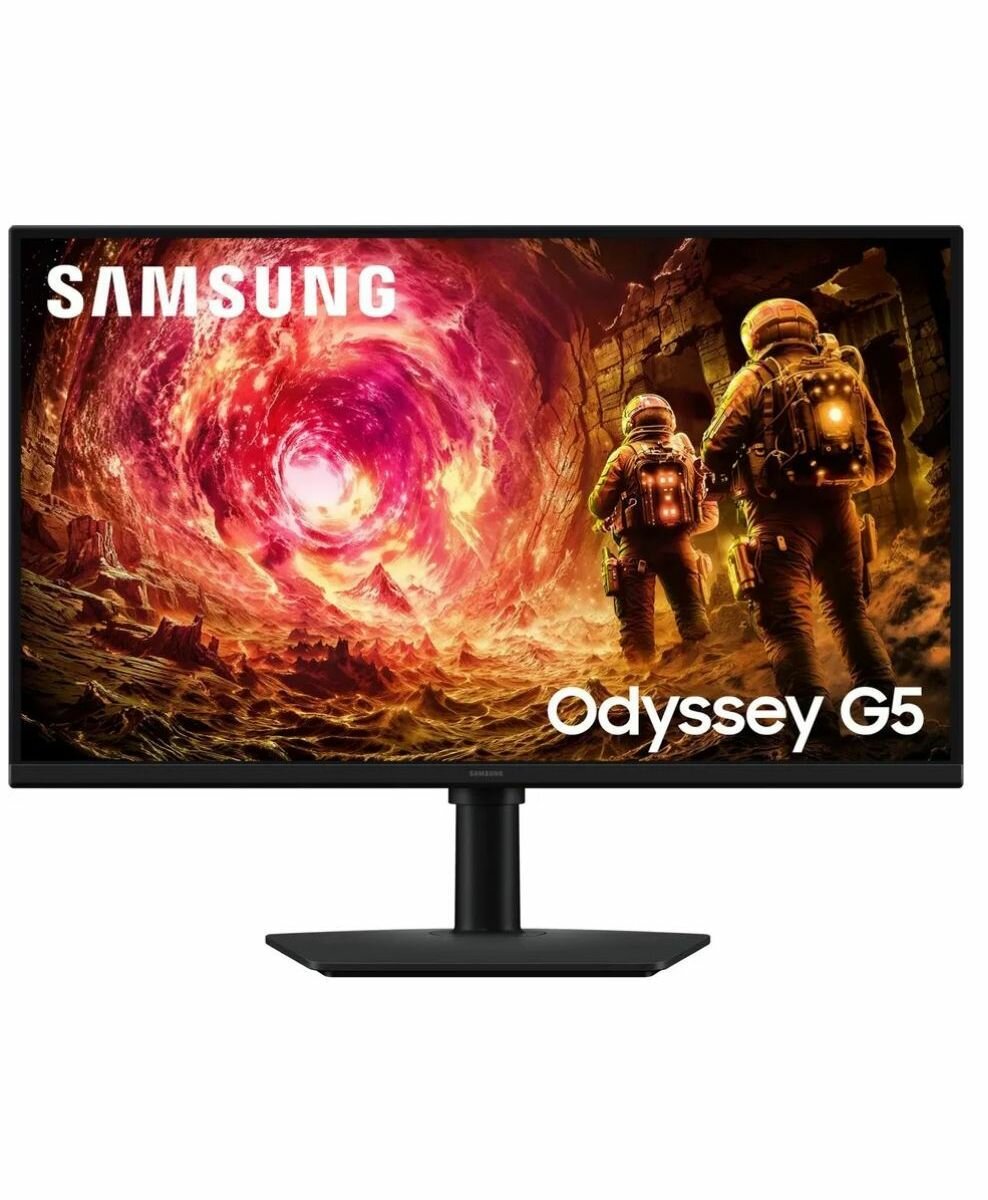Монитор 27" Samsung, Odyssey G5 S27FG502EI, IPS, 180Гц, 16:9, Черный