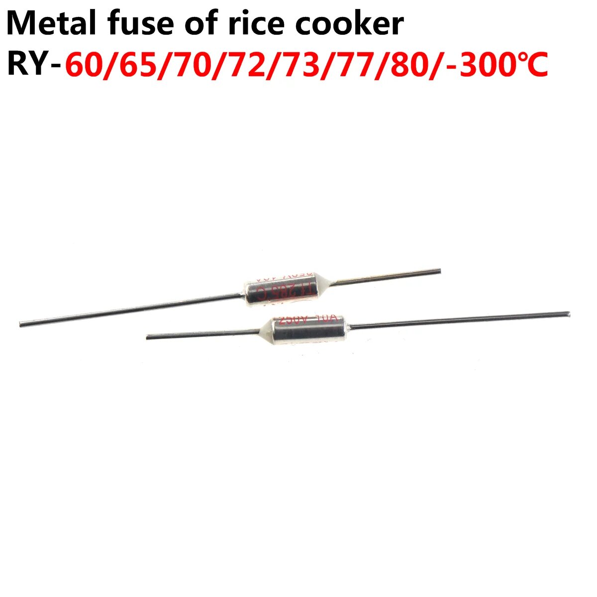 20 шт. металлических термопредохранителей RY/Tf 10A/15A 250V 77C