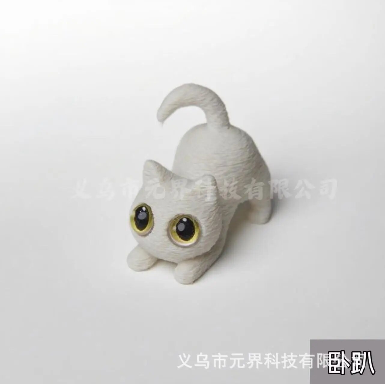 Миниатюра 3D кота Белый, 4