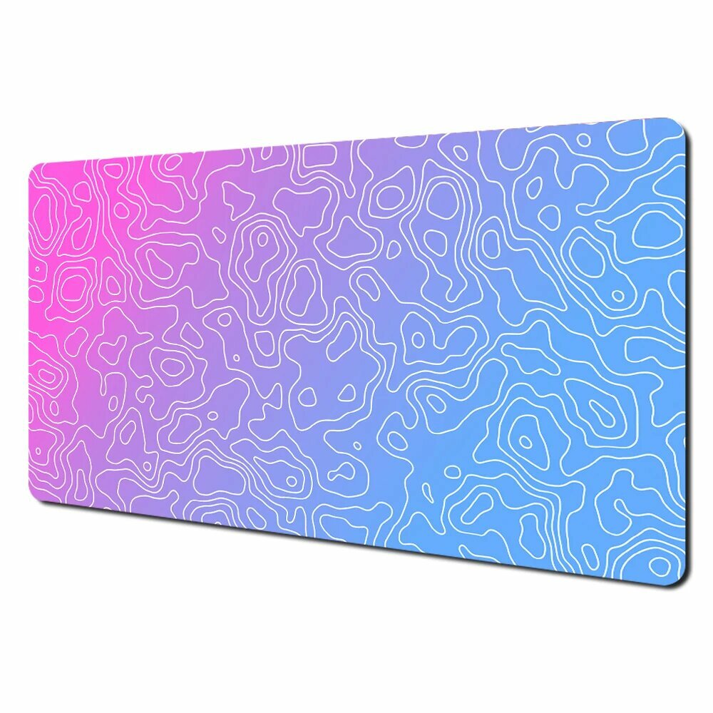 Розовый игровой коврик для мыши Kawaii E-sports, нескользящий, 1000x500x3mm, mousepads-1125-10