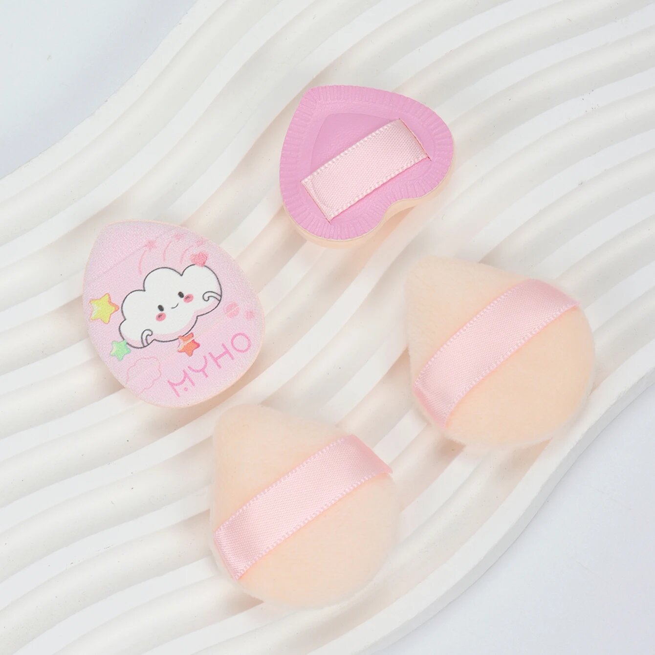 Многофункциональные косметические спонжи Finger Puff (4/8 шт.) 4Pcs1