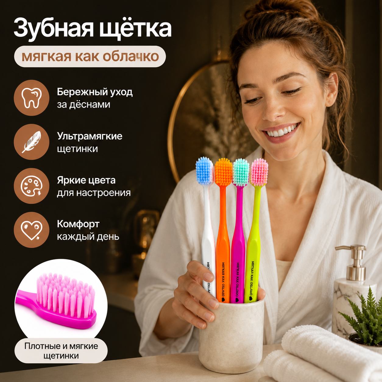 Зубная щетка pesitro 3980 набор duplo щетки médias гигиена