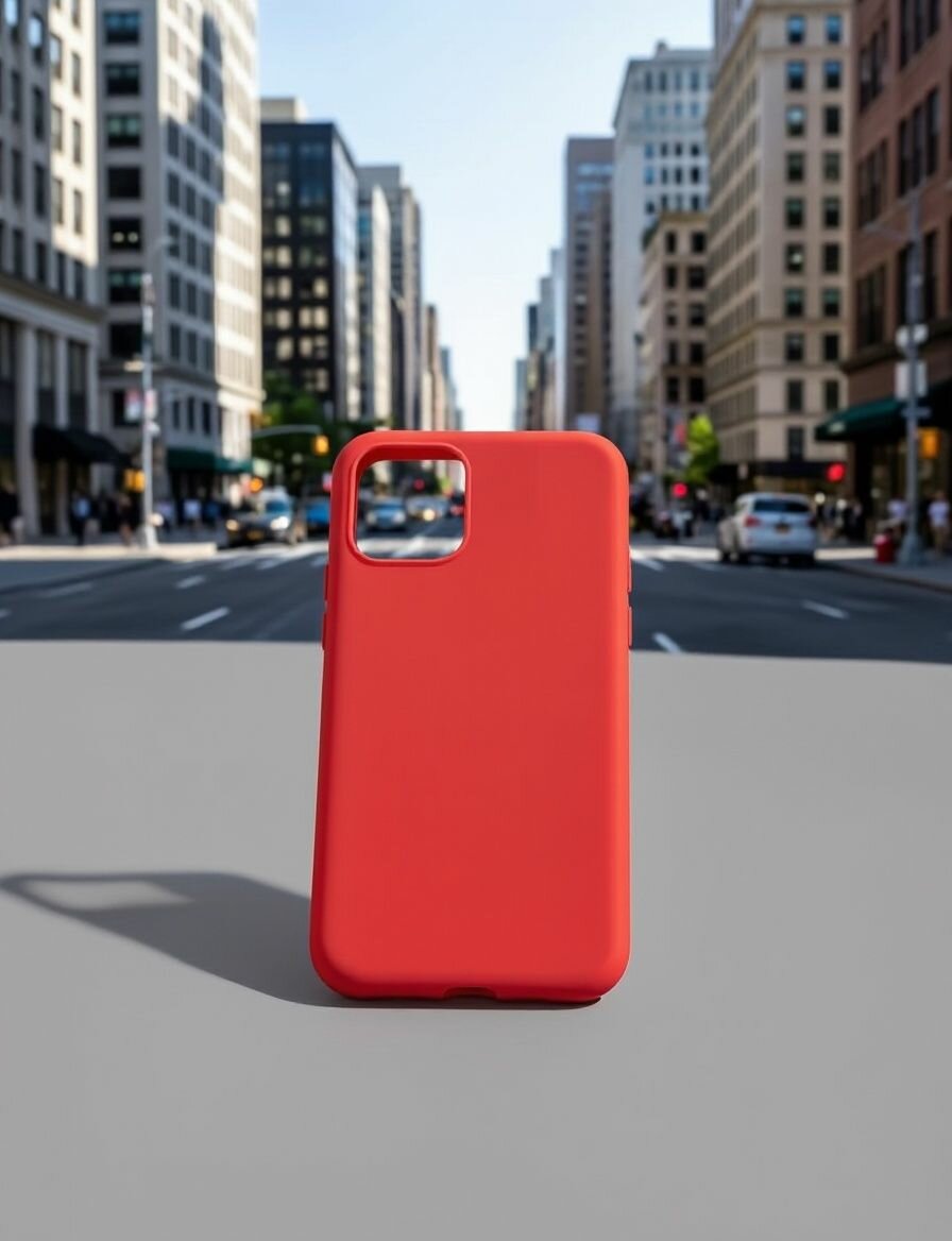 Чехол для iPhone 12 mini (5,4") ( айфон двенадцать мини ), красный.