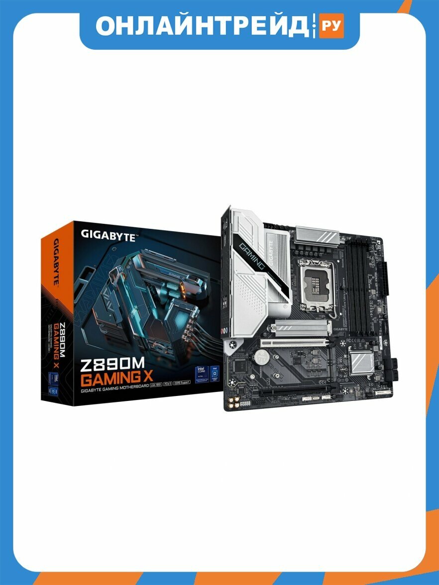 Материнская плата Gigabyte Z890M GAMING X (LGA1851, mATX)