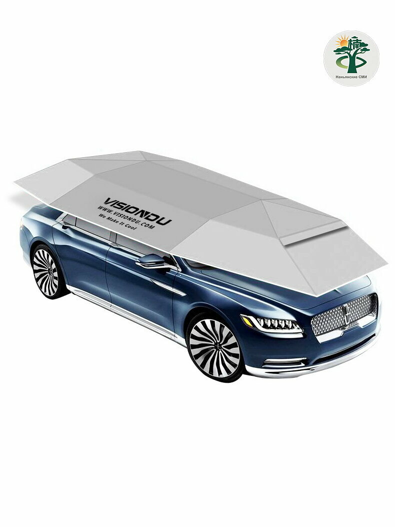 Полностью автоматический автомобильный солнцезащитный козырек с защитой от града