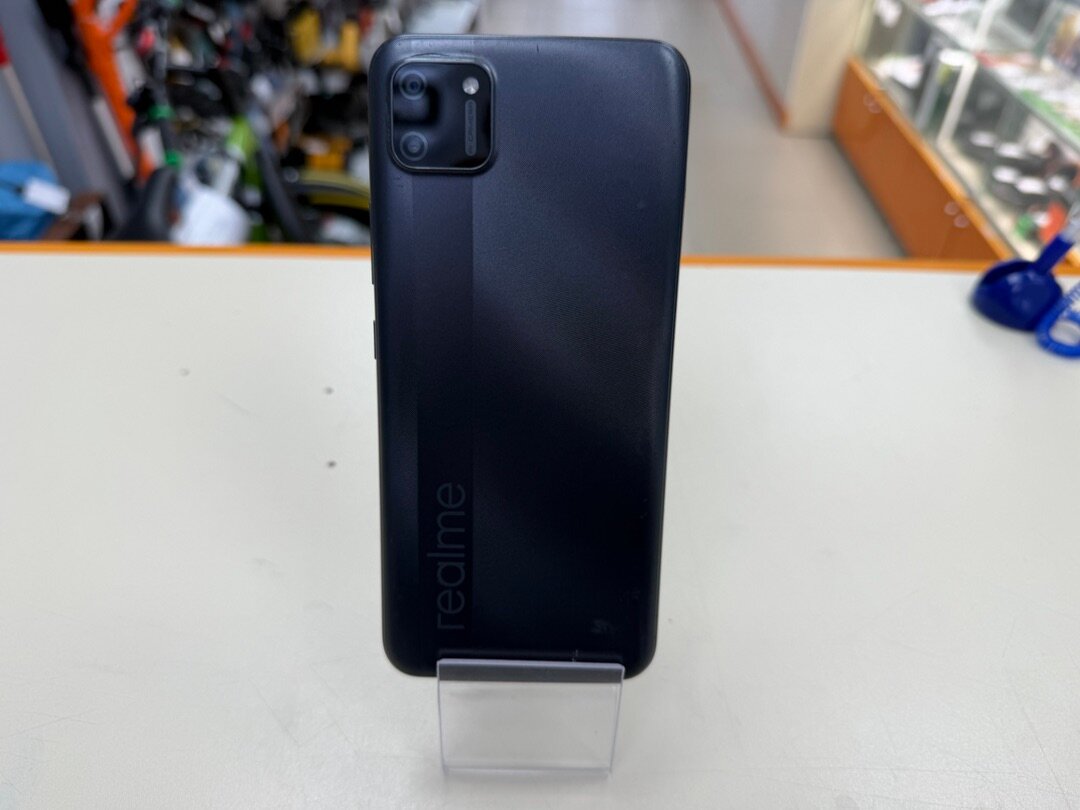 REALME, смартфон REALME RMX3231 (realme C11 2021) 2+32 ГБ цвет: чёрный, Б/У, Уценка