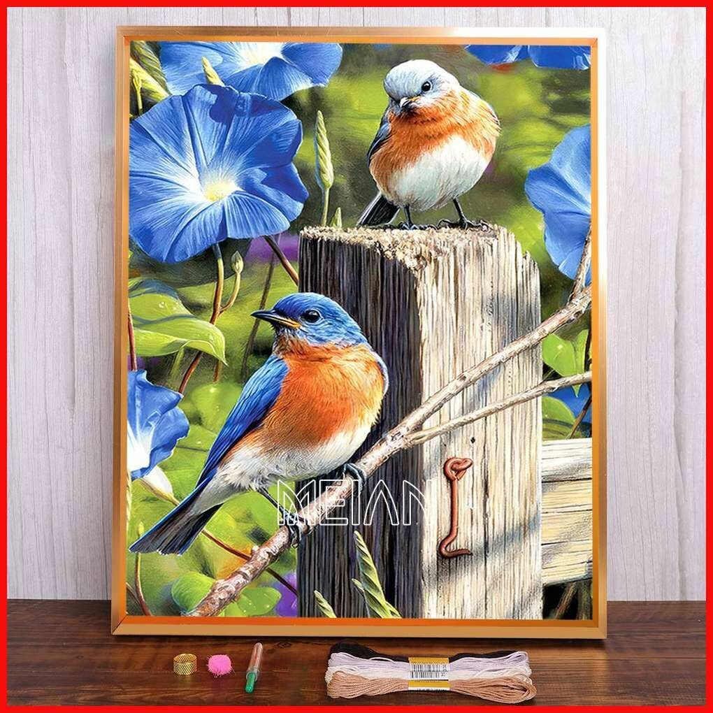 MEIAN Набор для вышивания, 30x40CM, 11CT, 40 цветов