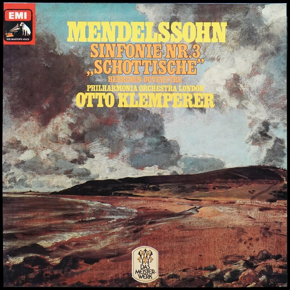 Виниловая пластинка His Master's Voice Otto Klemperer – Mendelssohn: Sinfonie Nr. 3 „Schottische / Hebriden-Ouverture