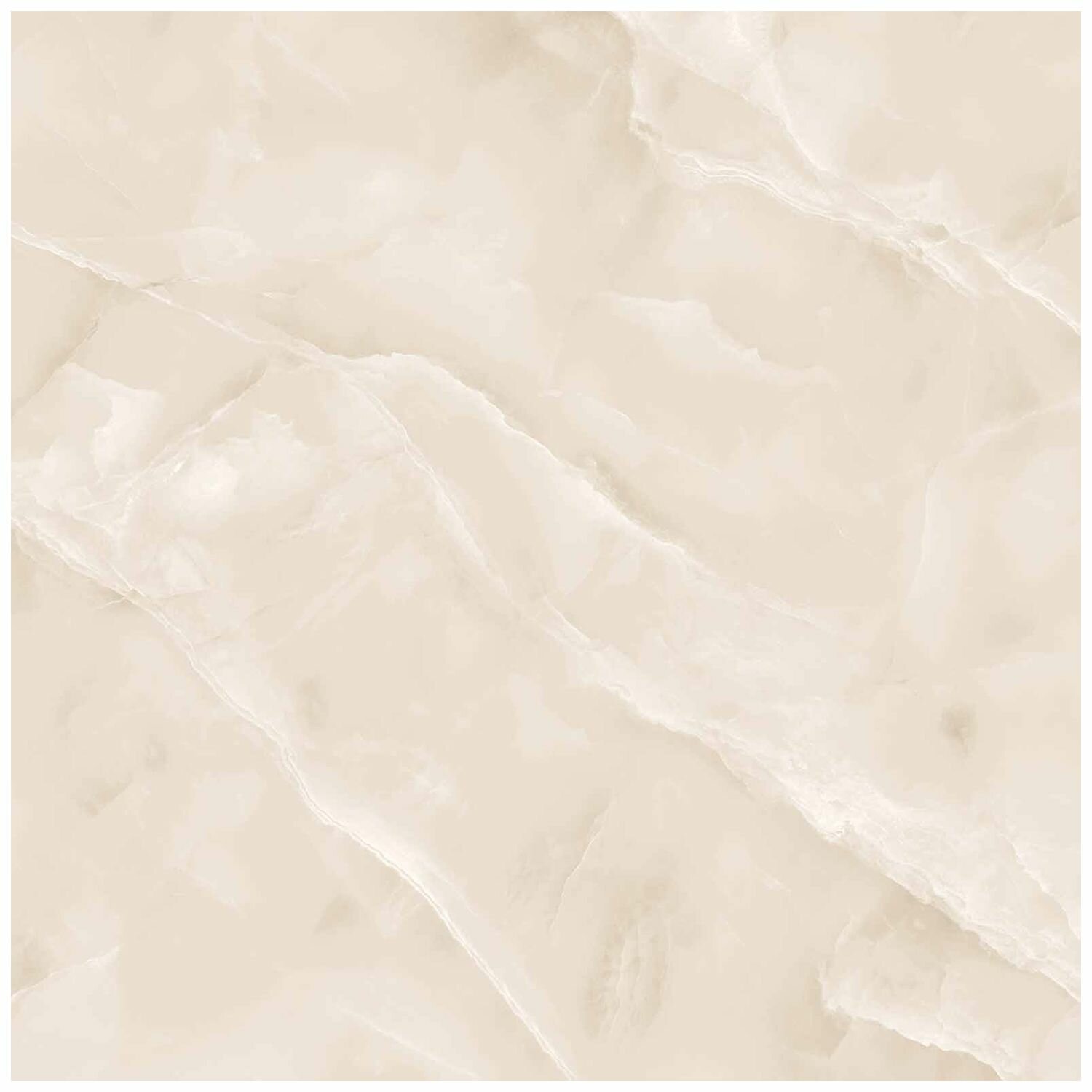Керамогранит ARCADIA CERAMICA Siberia Onyx Ivory серый матовый 60x60 см 1,44 м2