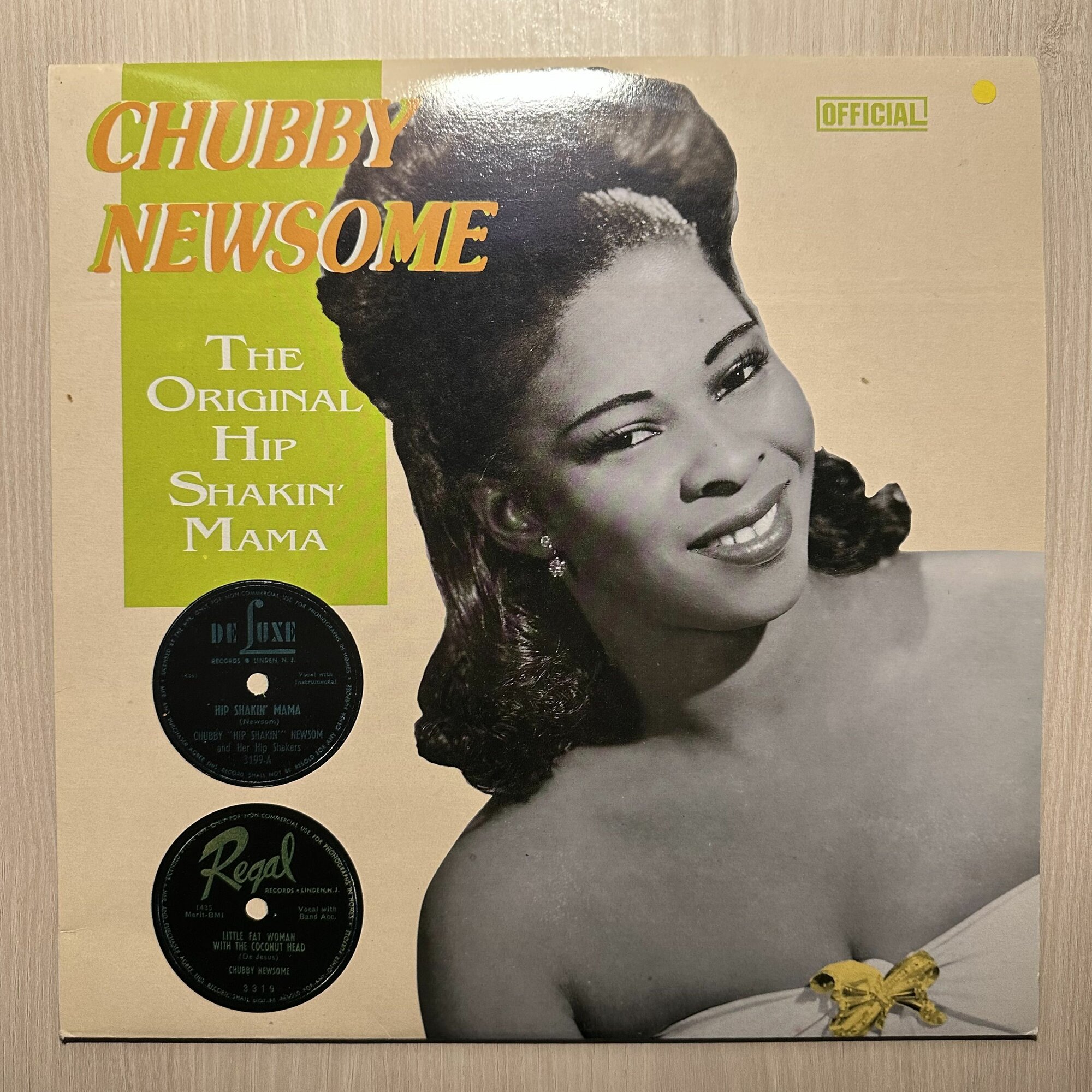 Виниловая пластинка Chubby Newsome The Original Hip Shakin' Mama (Дания 1988г.)