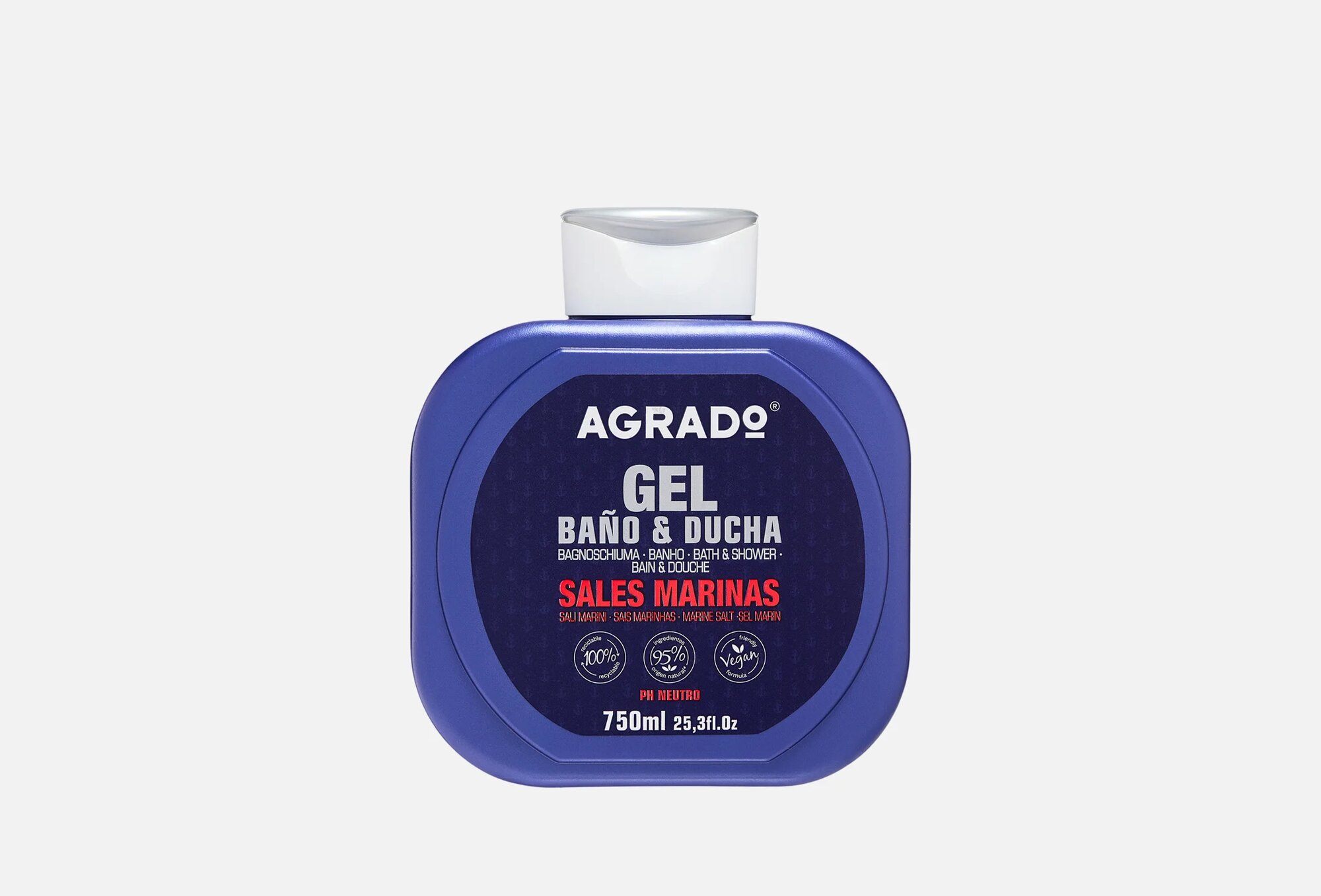 AGRADO MARINE SALTS Гель для душа 750 мл