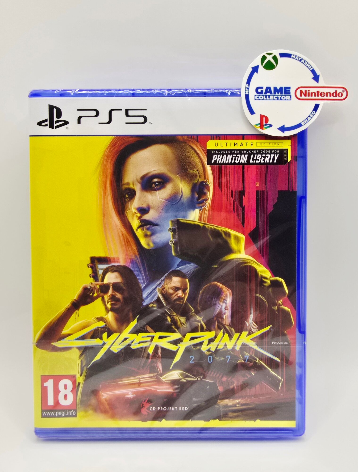 Игра Cyberpunk 2077: Ultimate Edition для Sony PlayStation 5 на диске на русском языке.