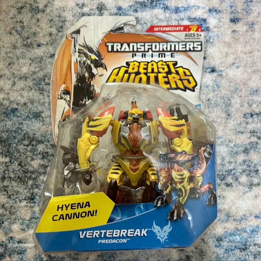 Трансформеры Игрушка Hasbro Transformers : Prime Beast Hunter Deluxe Class Predacon Vertebreak