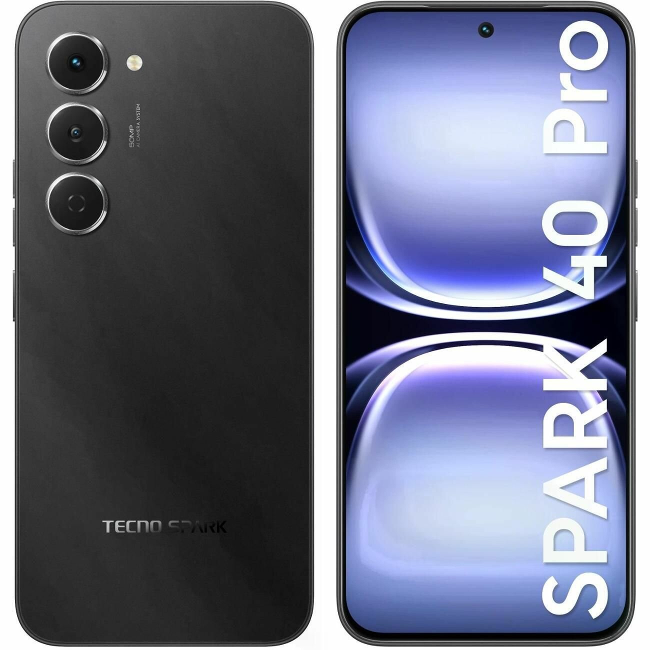 Смартфон Tecno Spark 40 Pro (KM6 256+8 INK BLACK)