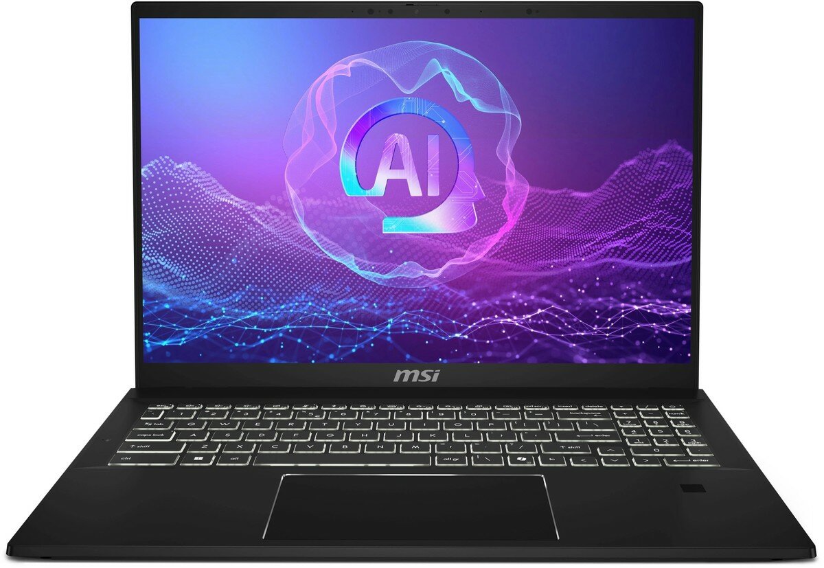 Ноутбук игровой MSI Summit Pro 16 AI A2HVETG-085RU, 16", трансформер, IPS, Intel Core Ultra 7 255H 2ГГц, 16-ядерный, 32ГБ LPDDR5, 1ТБ SSD, NVIDIA GeForce RTX 4050 - 6 ГБ, Windows 11 P