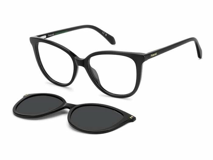 Оправа Polaroid PLD D605/C 807, тип оправы ободковая, материал оправы пластик, пол женские, форма оправы кошачий глаз