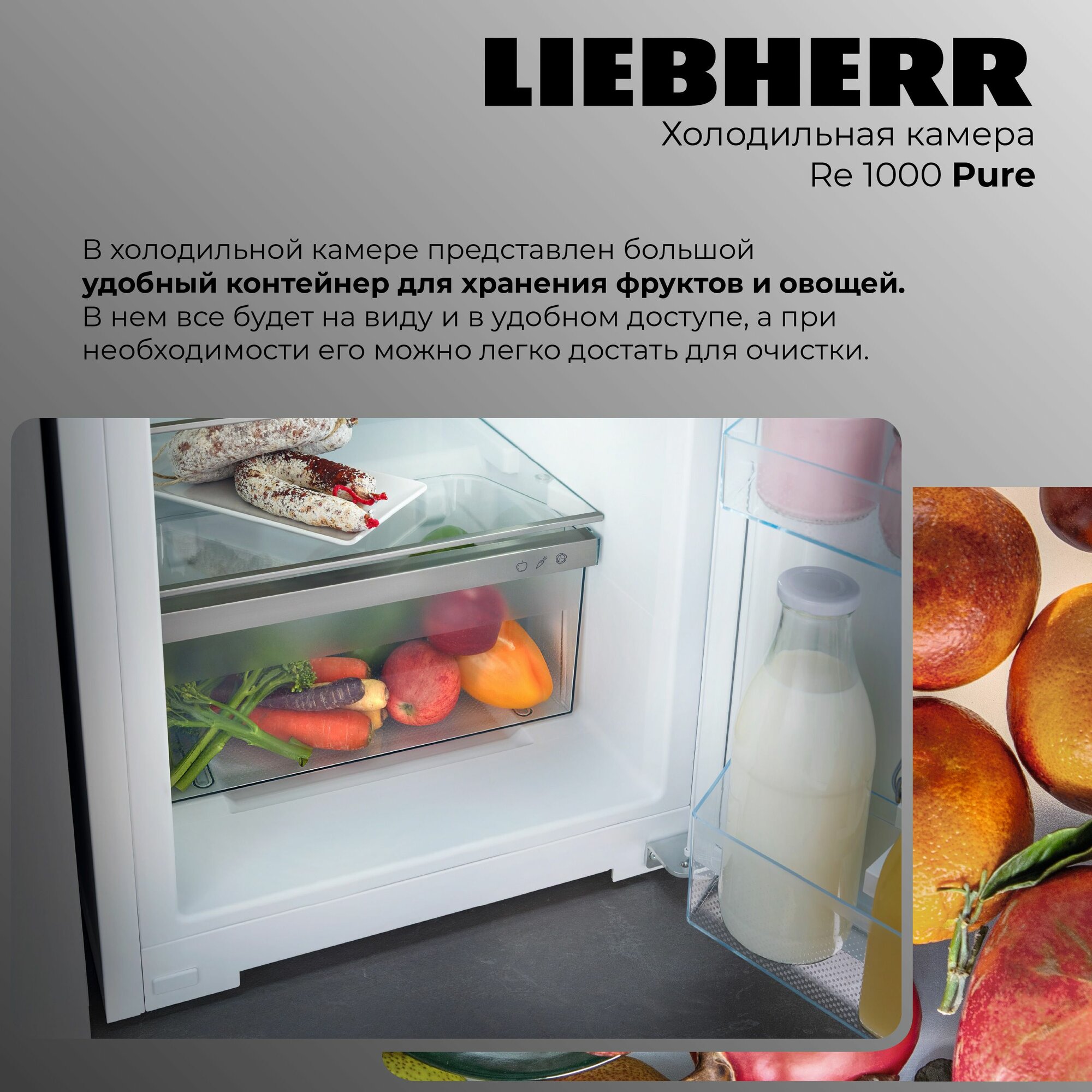 Однокамерный холодильник Liebherr Re 1000-20 001