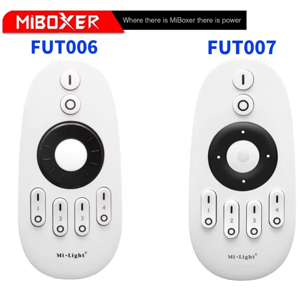 Miboxer FUT006 FUT007 2,4 ГГц 4-зонное вращающееся колесо/кнопка дистанционного управления Сенсорный RF беспроводной CCT пульт дистанционного управления контроллер светодиодной ленты