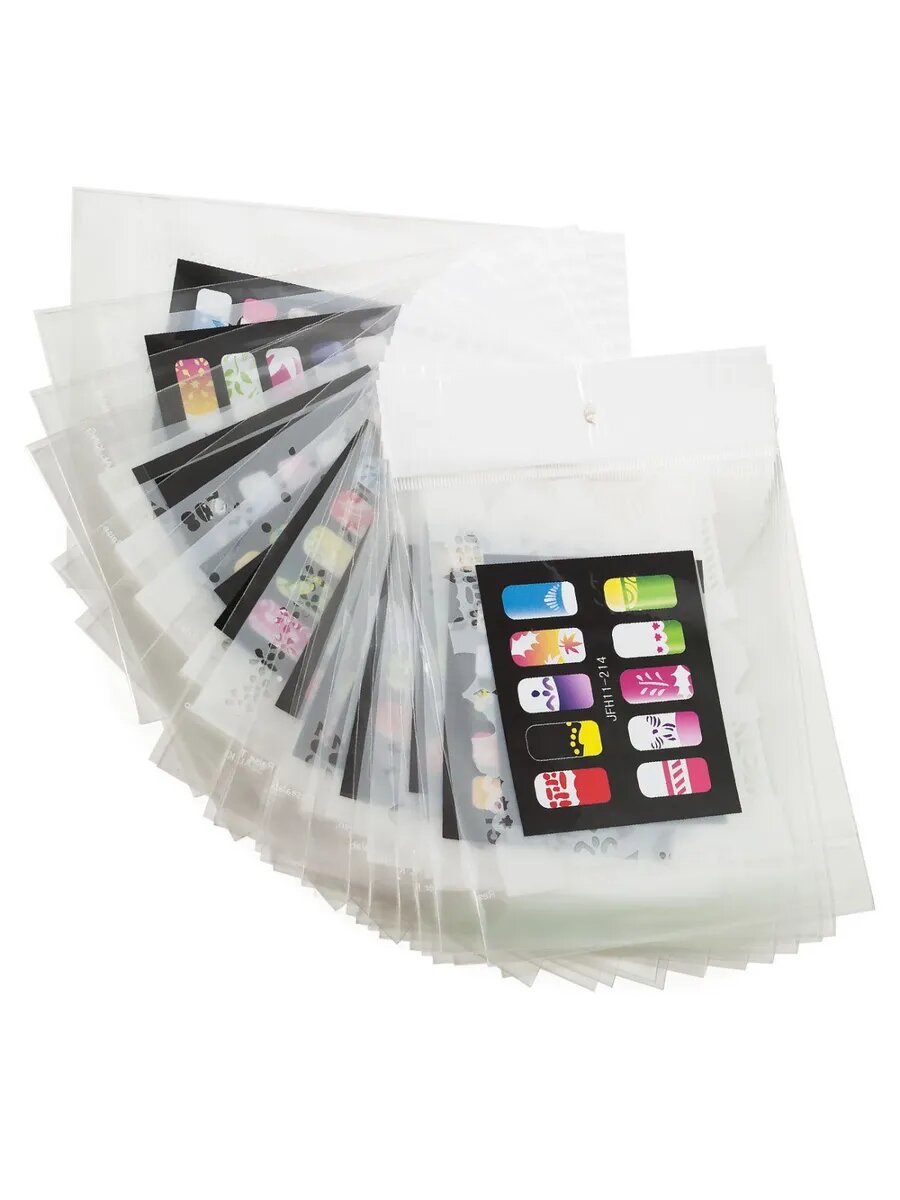 Nail Art Трафареты для аэрографии JHF 11, в ассортименте