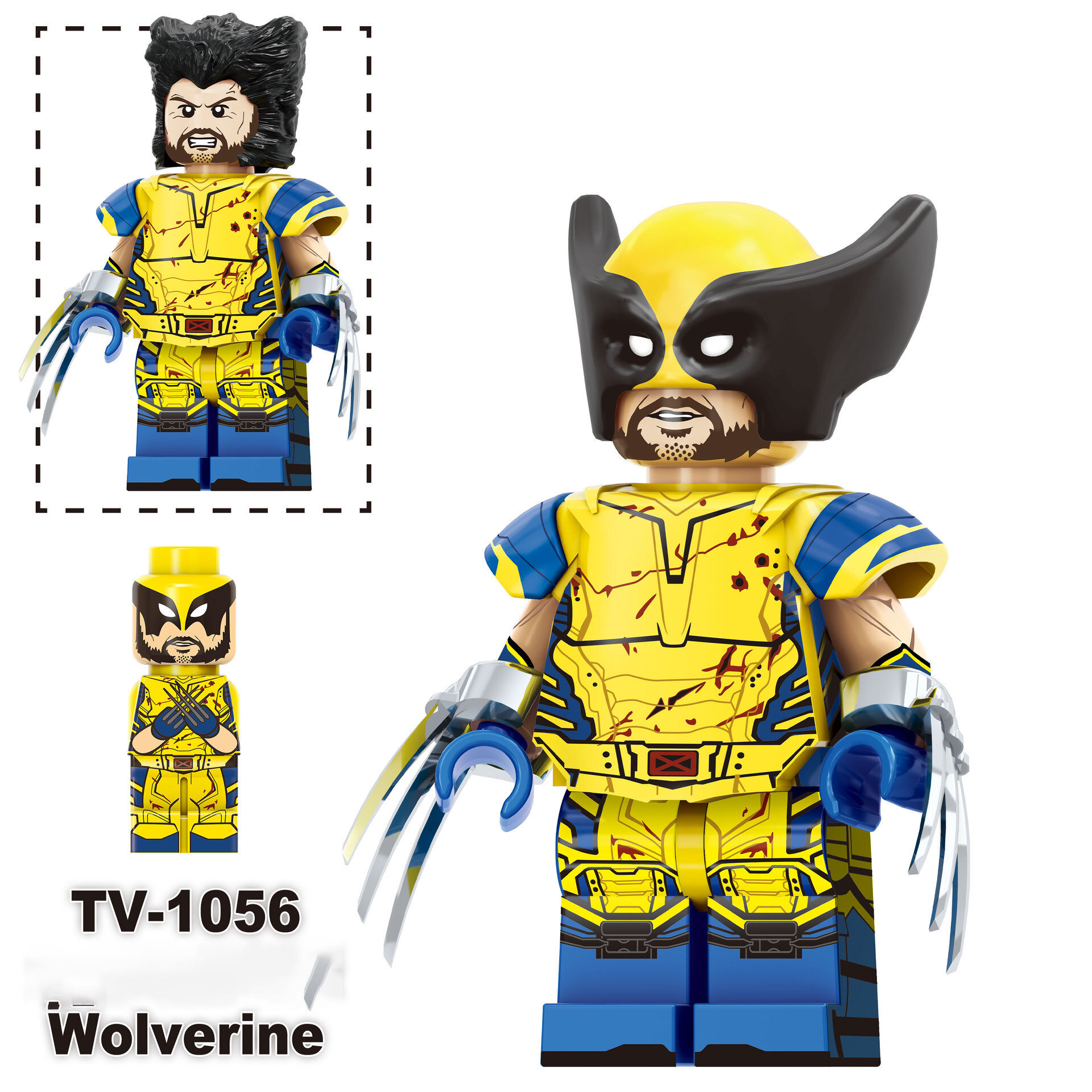 Минифигурки блоки Фигурка Marvel Deadpool Wolverine TV1056