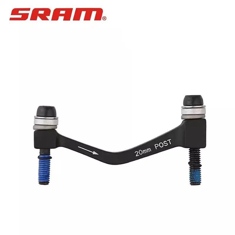 SRAM AVID адаптер суппорта дискового тормоза A до A 20 мм POST MOUNT от 160 до 180 мм с длинными болтами