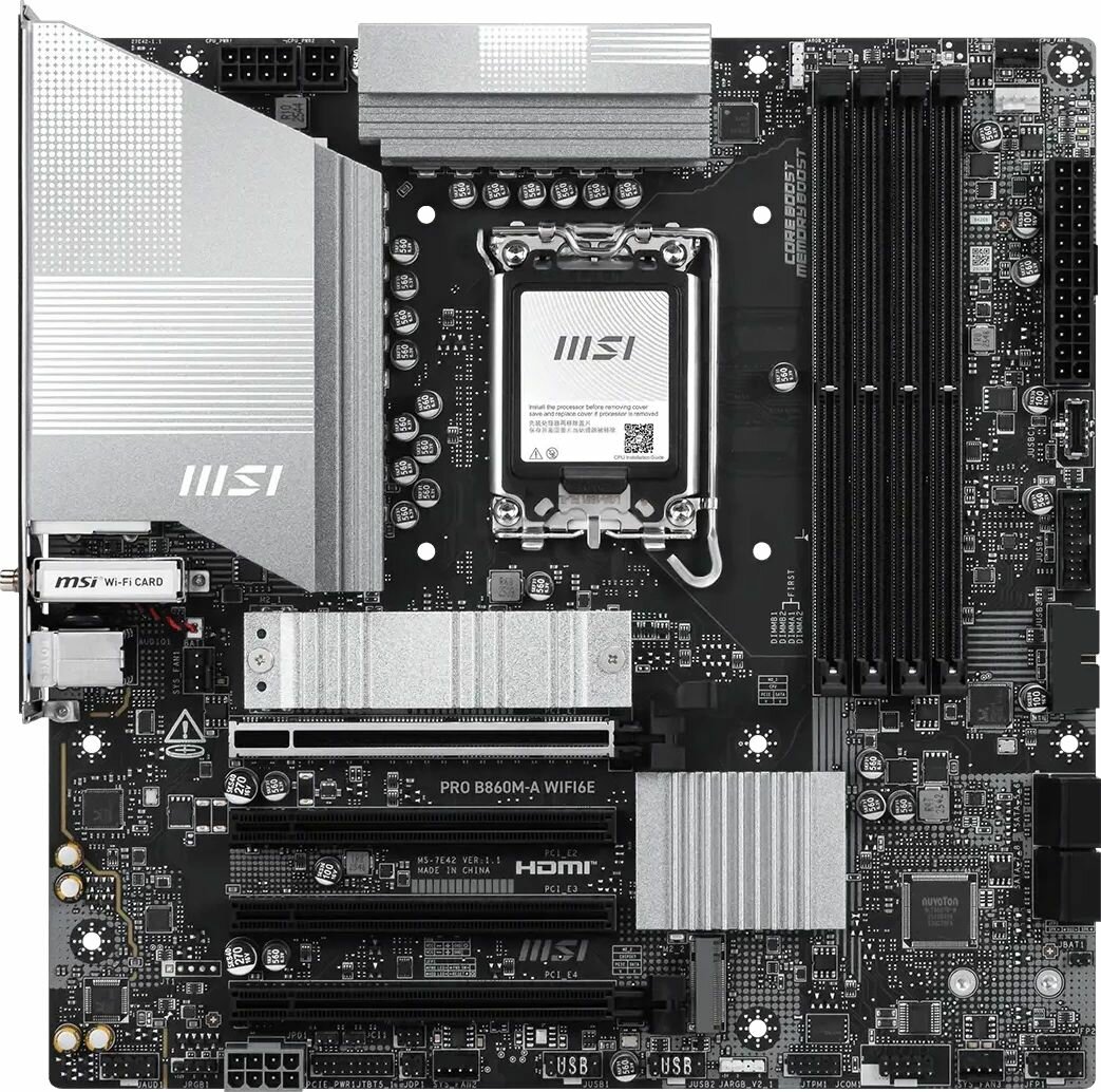 Материнская плата MSI PRO B860M-A WIFI6E
