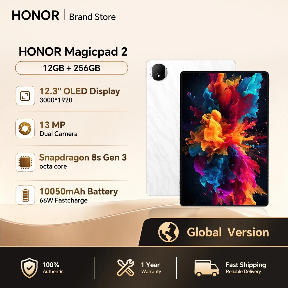 Планшет Honor MagicPad 2, 12.3", 12/256ГБ, Wi-Fi, Android